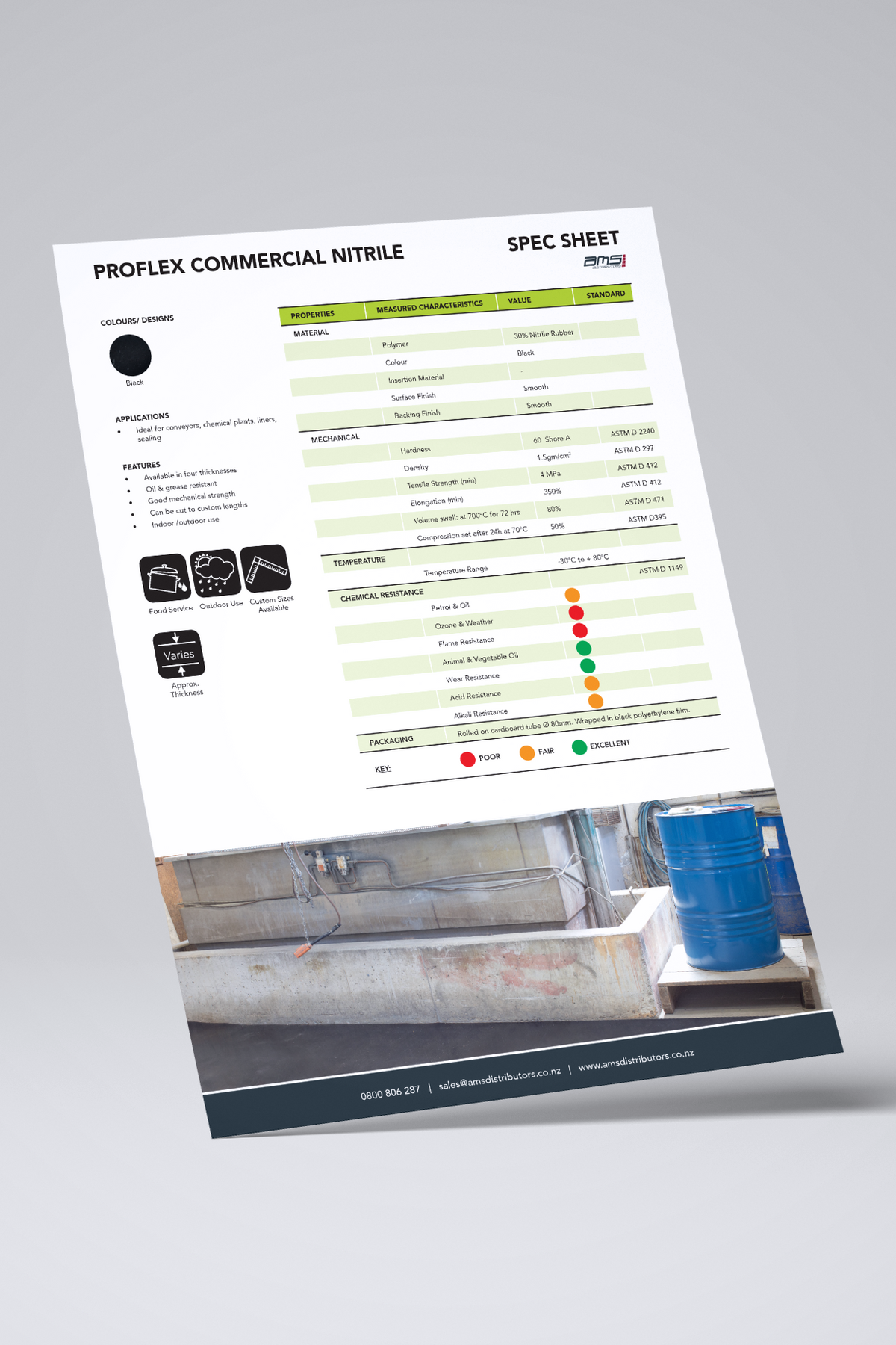 Proflex Commercial Nitrile Rubber – Article – AMS Distributors