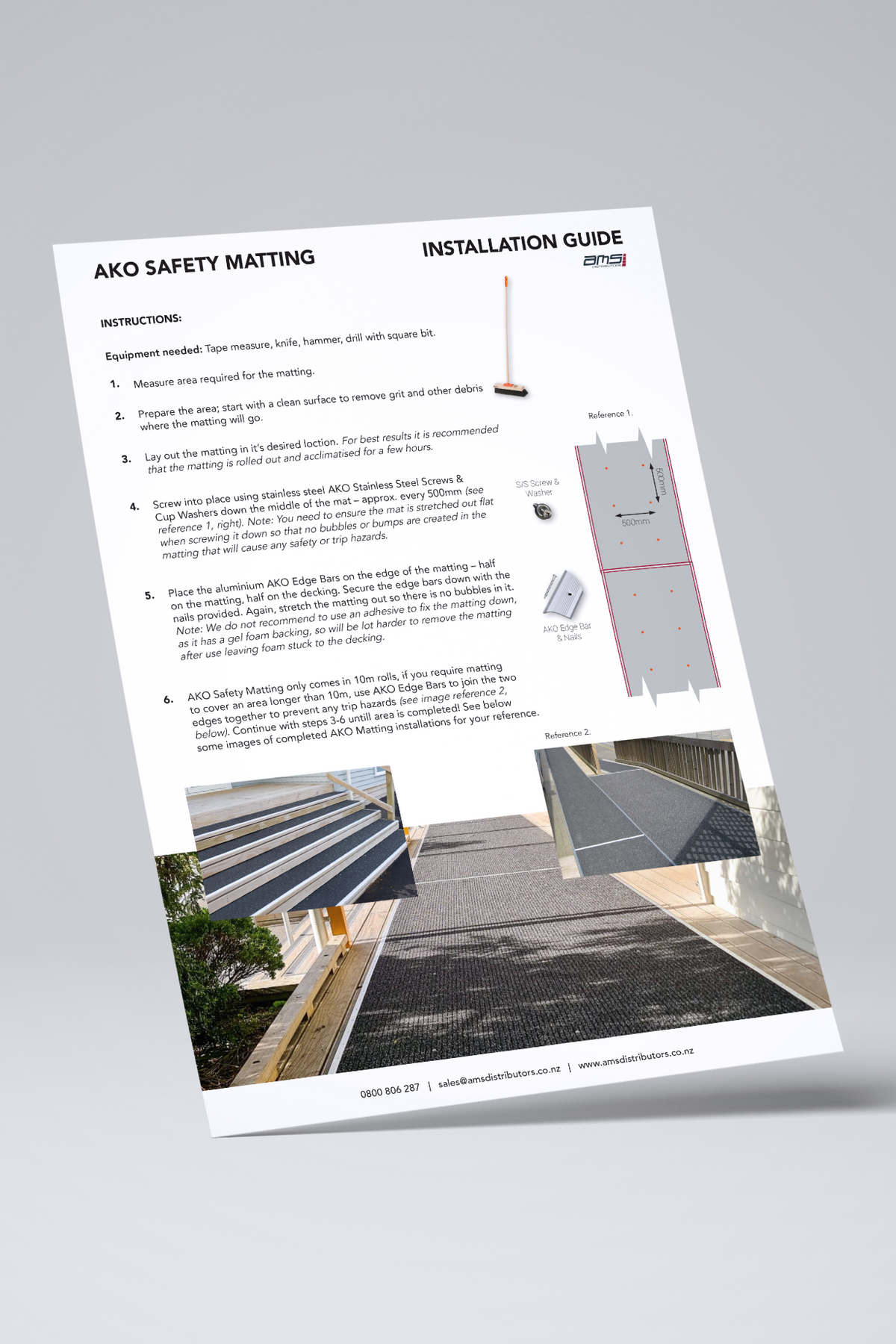 Ako Safety Matting Installation Guide – Article – AMS Distributors