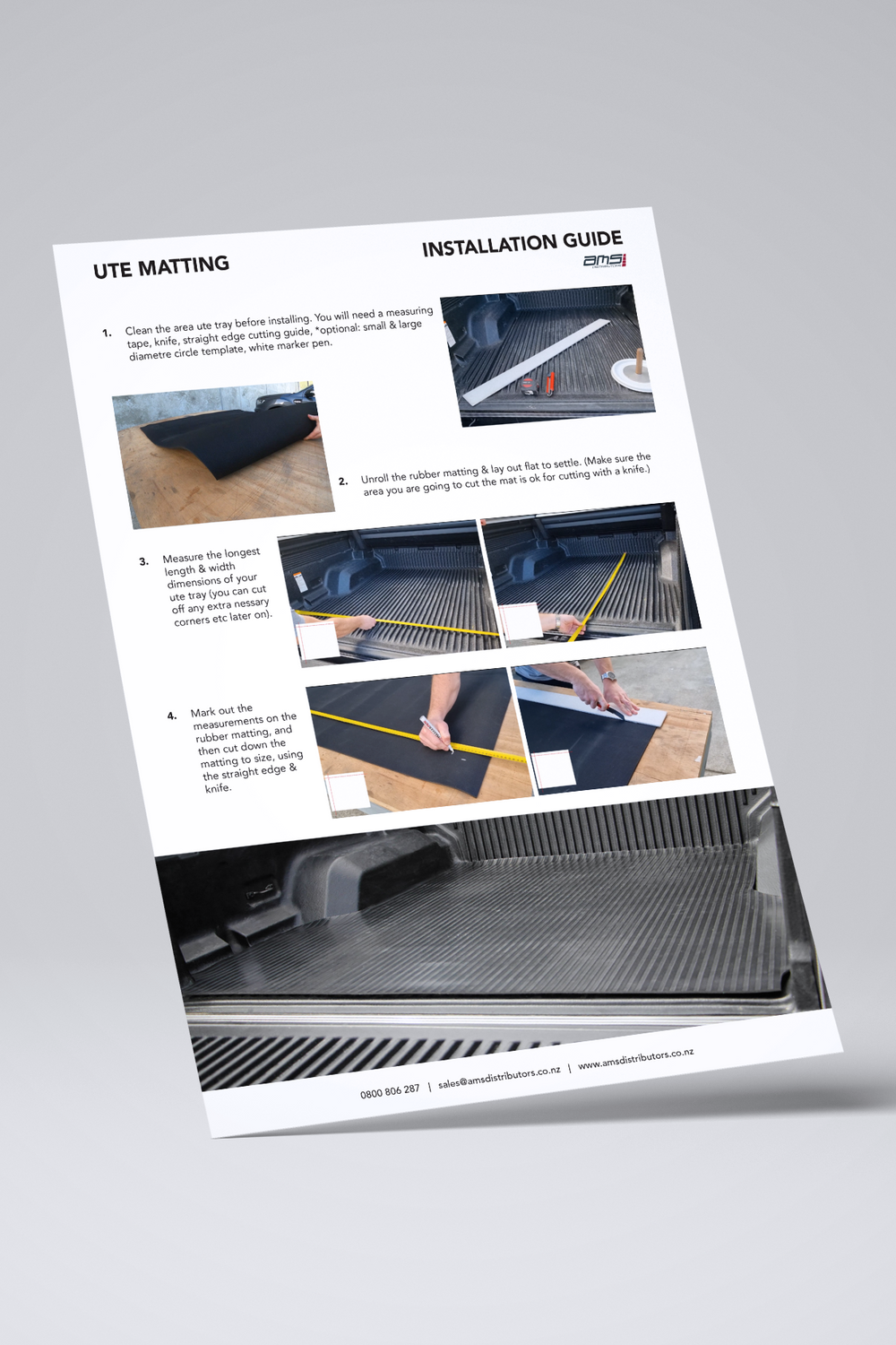 Bison Ute Mat Spec Sheet – Article – AMS Distributors