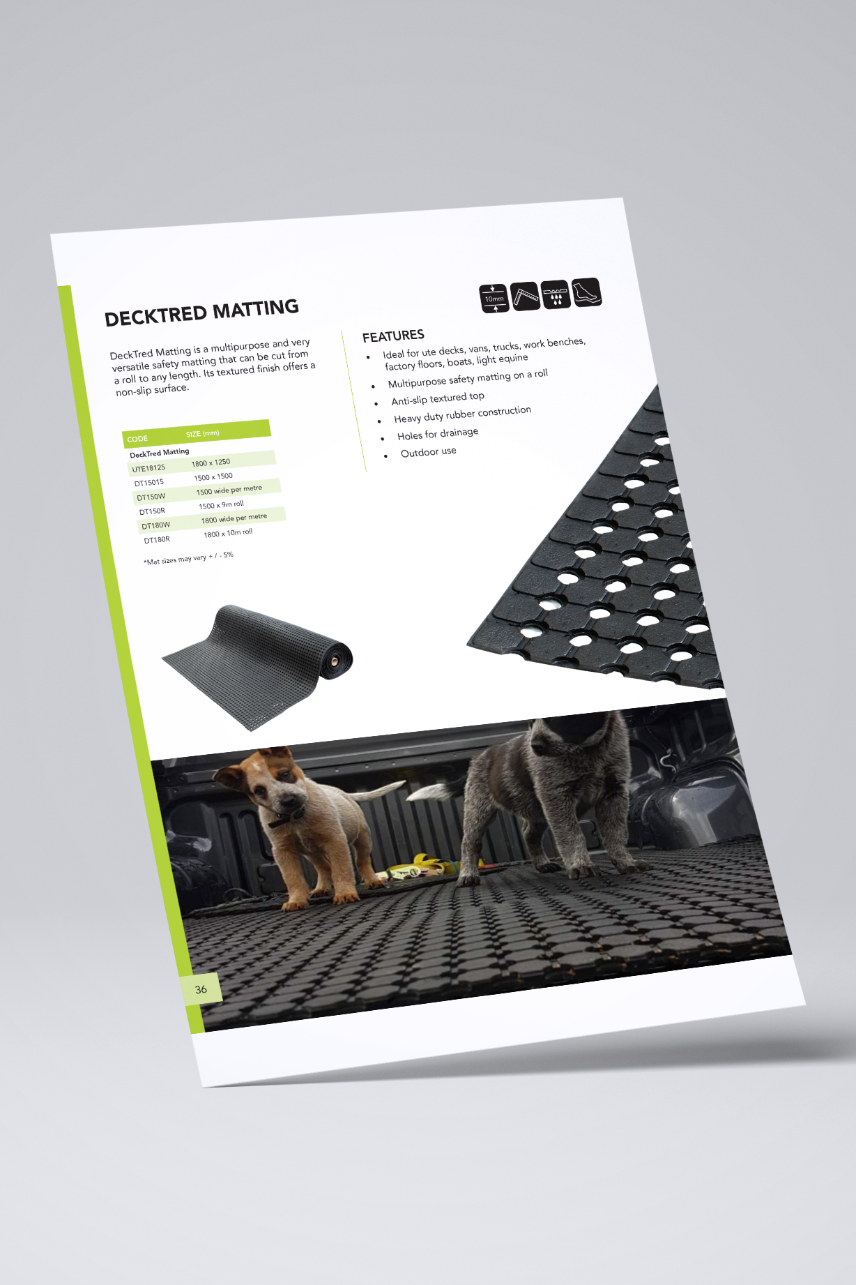 Deck Tread Matting – AMS Distributors