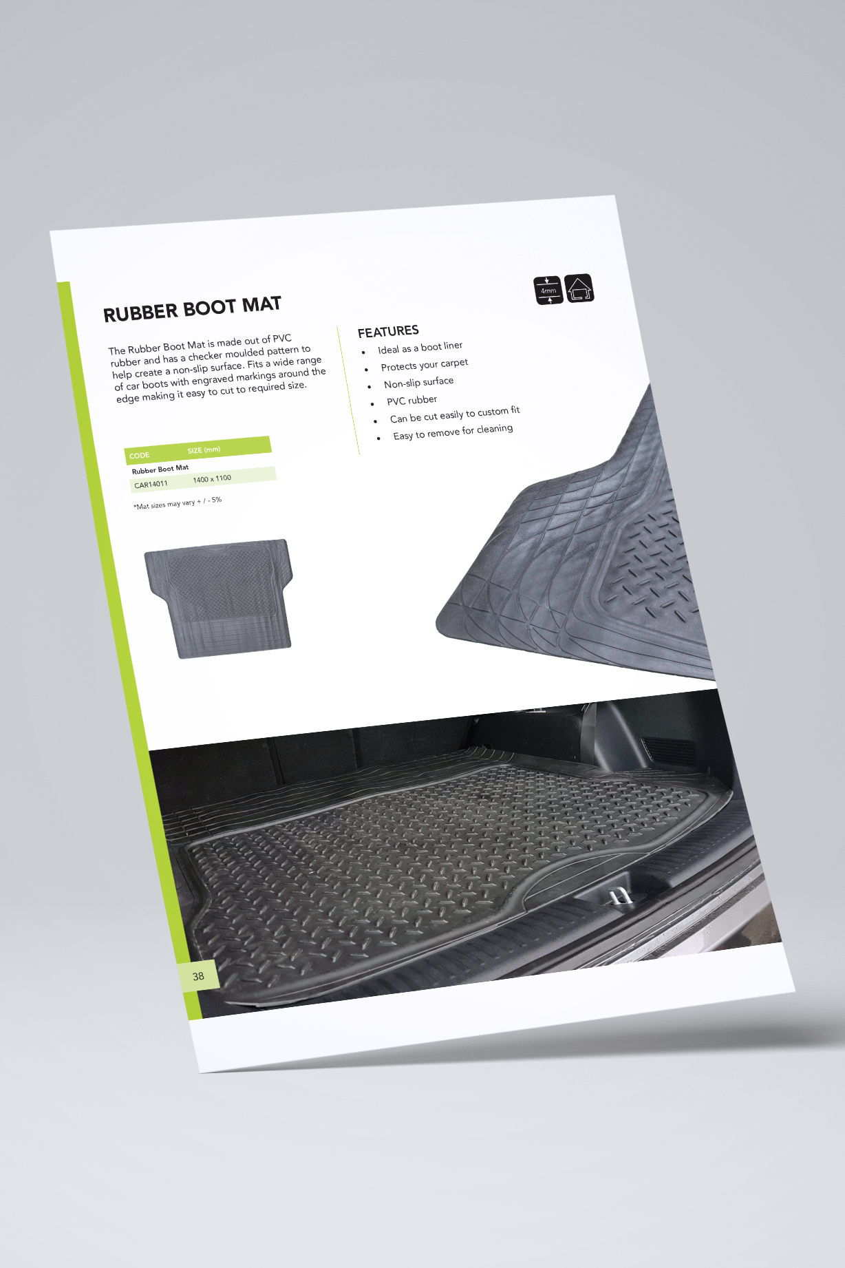 Rubber Boot Mat Product Page – AMS Distributors