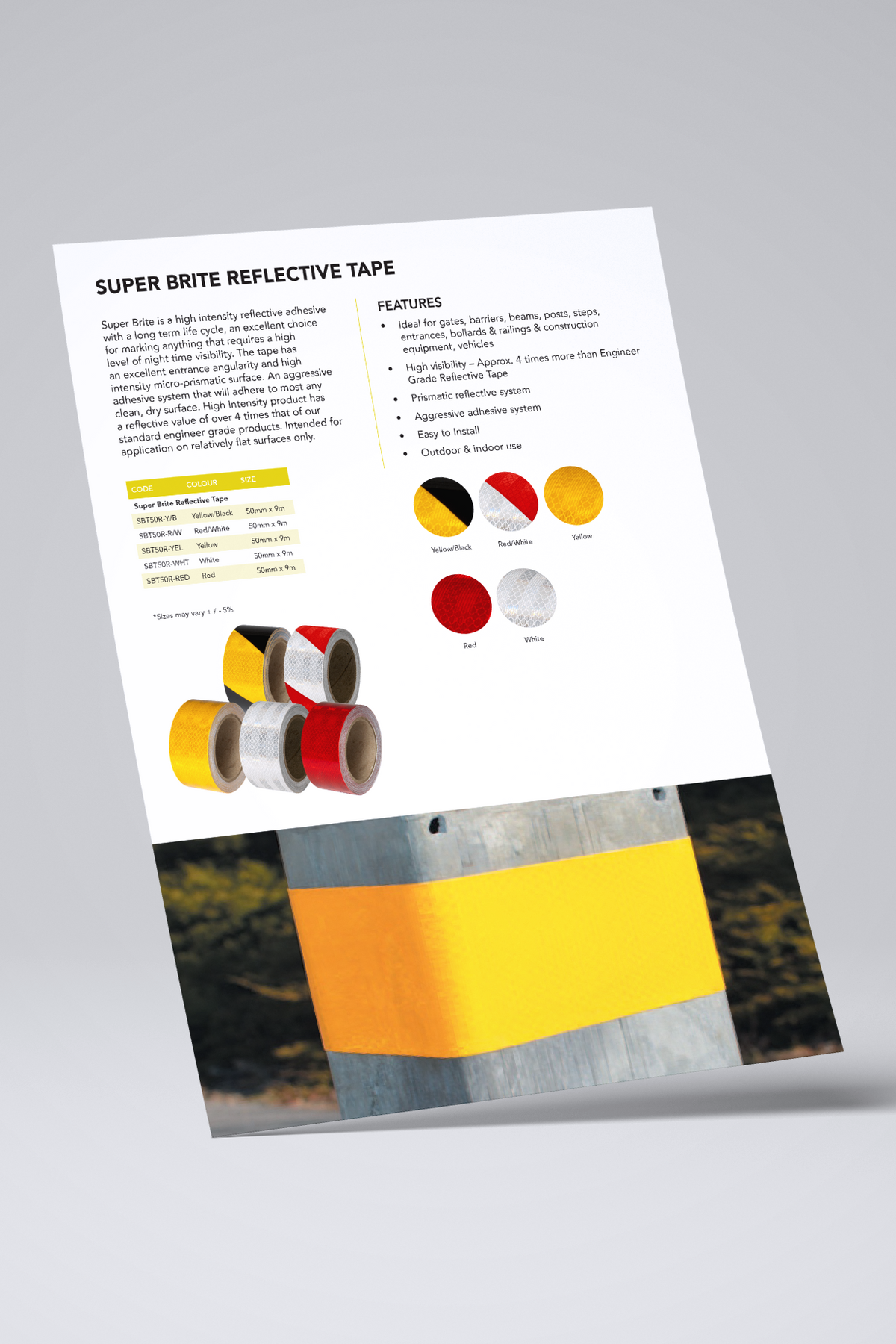 Super Brite Reflective Tape – Article – AMS Distributors