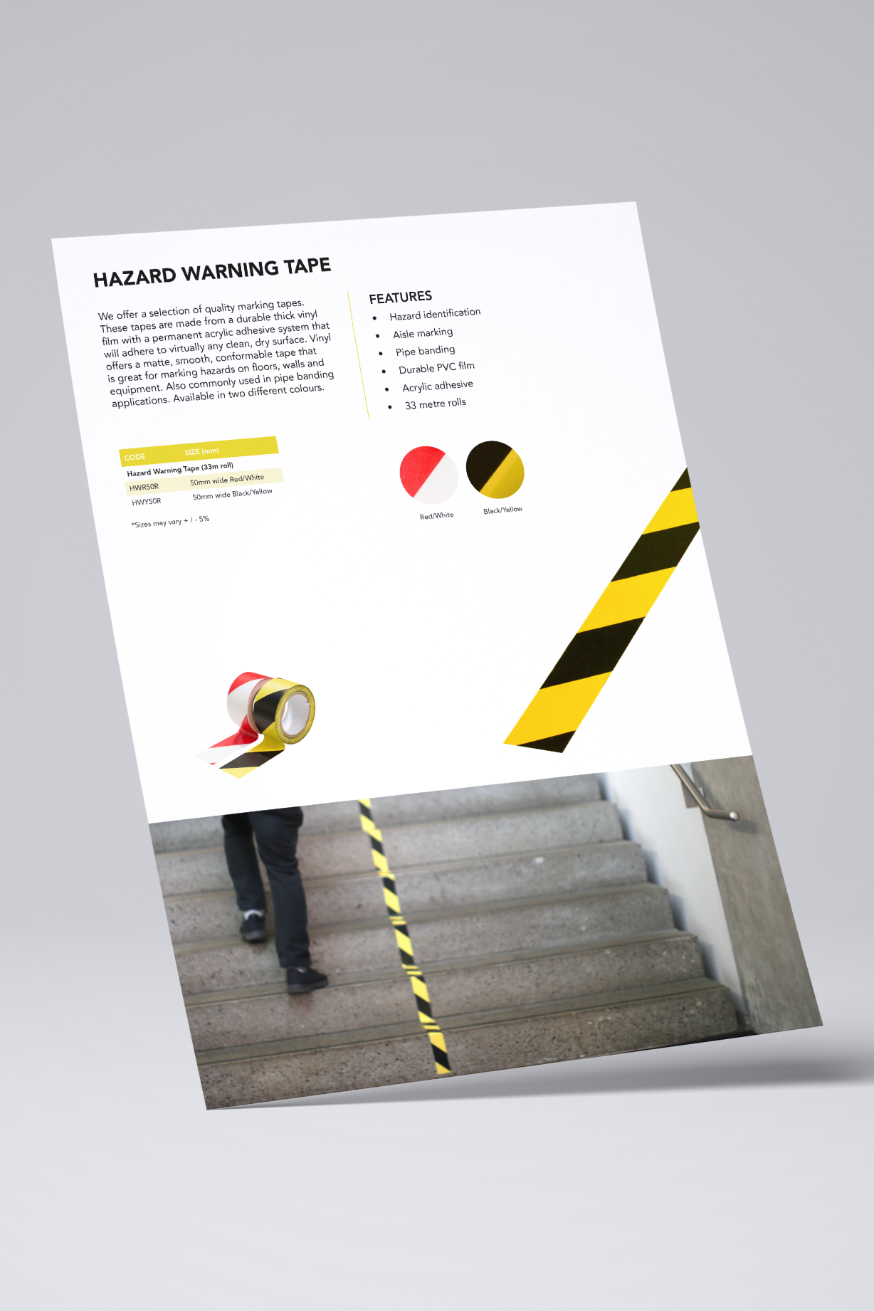 Hazard Warning Tape – AMS Distributors