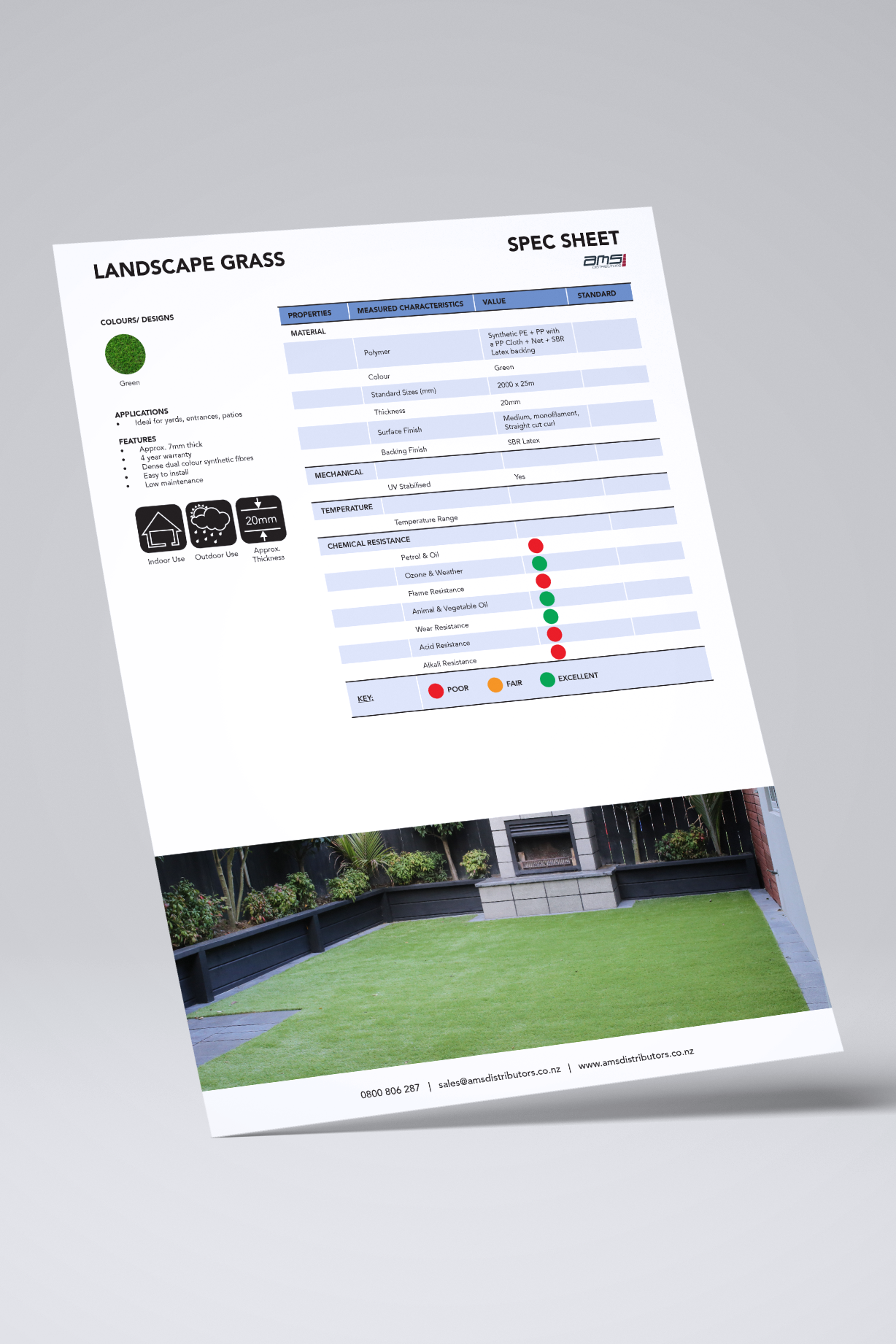 Landscape Grass Spec Sheet – AMS Distributors